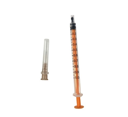 Strzykawka insulinowa 1ml U-100 z igła 0,4x13mm 100 SZT. e-Med24.pl